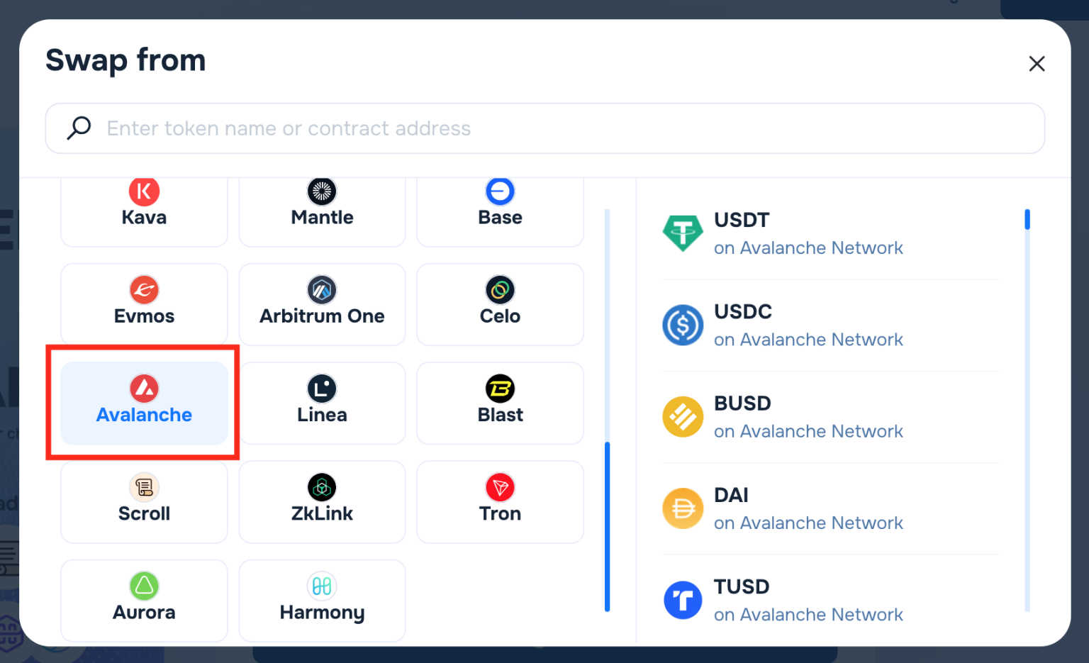 How To Bridge To Avalanche Using Chainspot Router Chainspot News